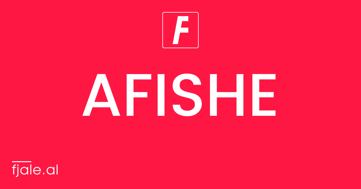Afishe ‹ kuptimi ‹ FJALË