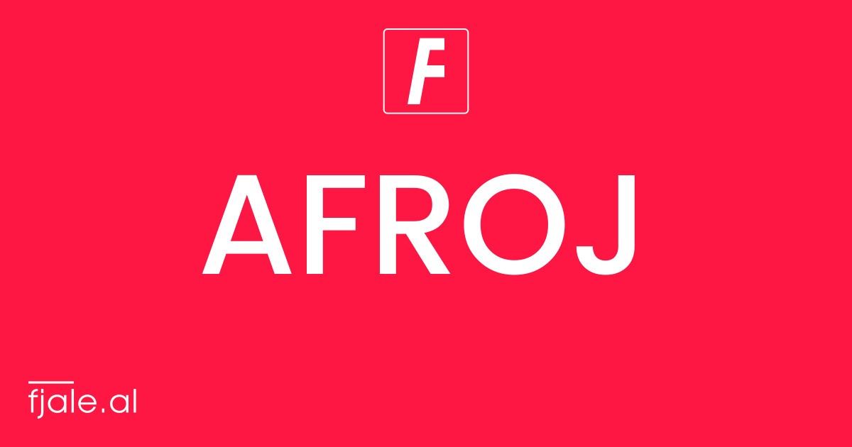 Afroj ‹ kuptimi ‹ FJALË