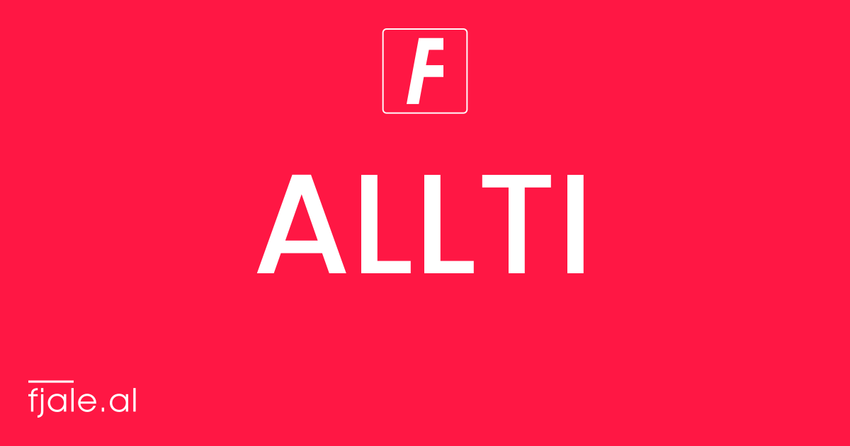 Allti ‹ kuptimi ‹ FJALË