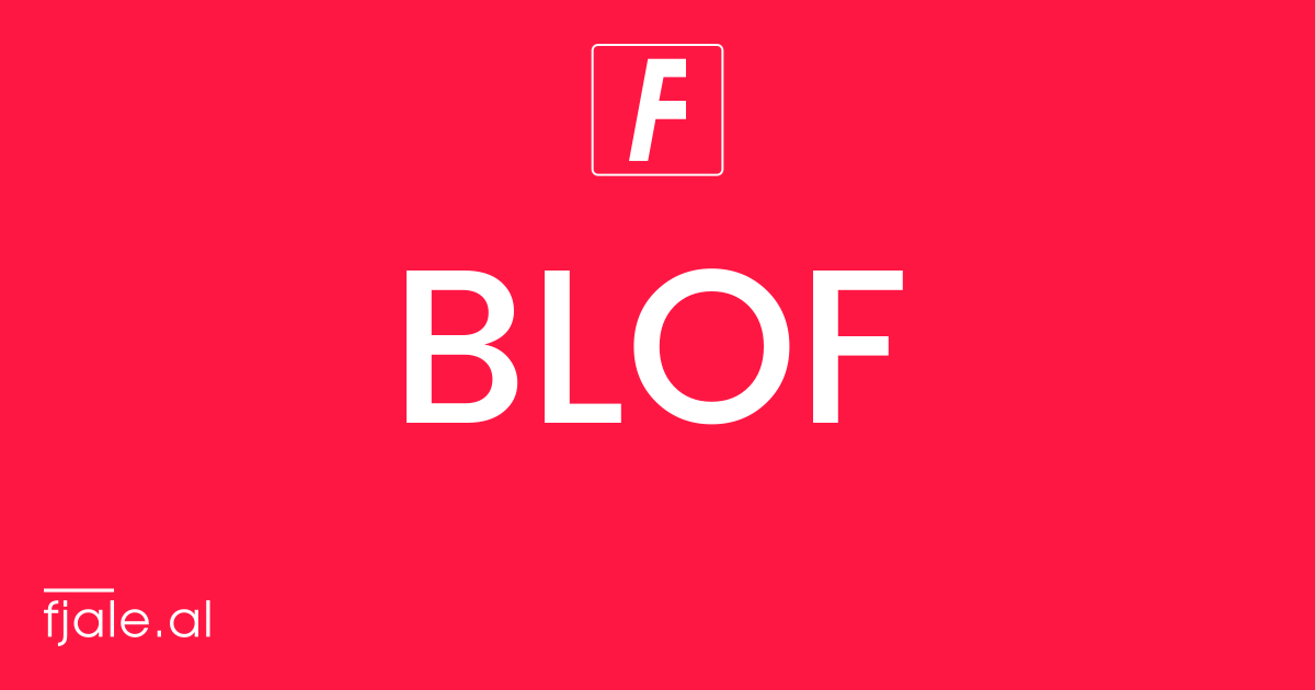 Blof ‹ kuptimi ‹ FJALË