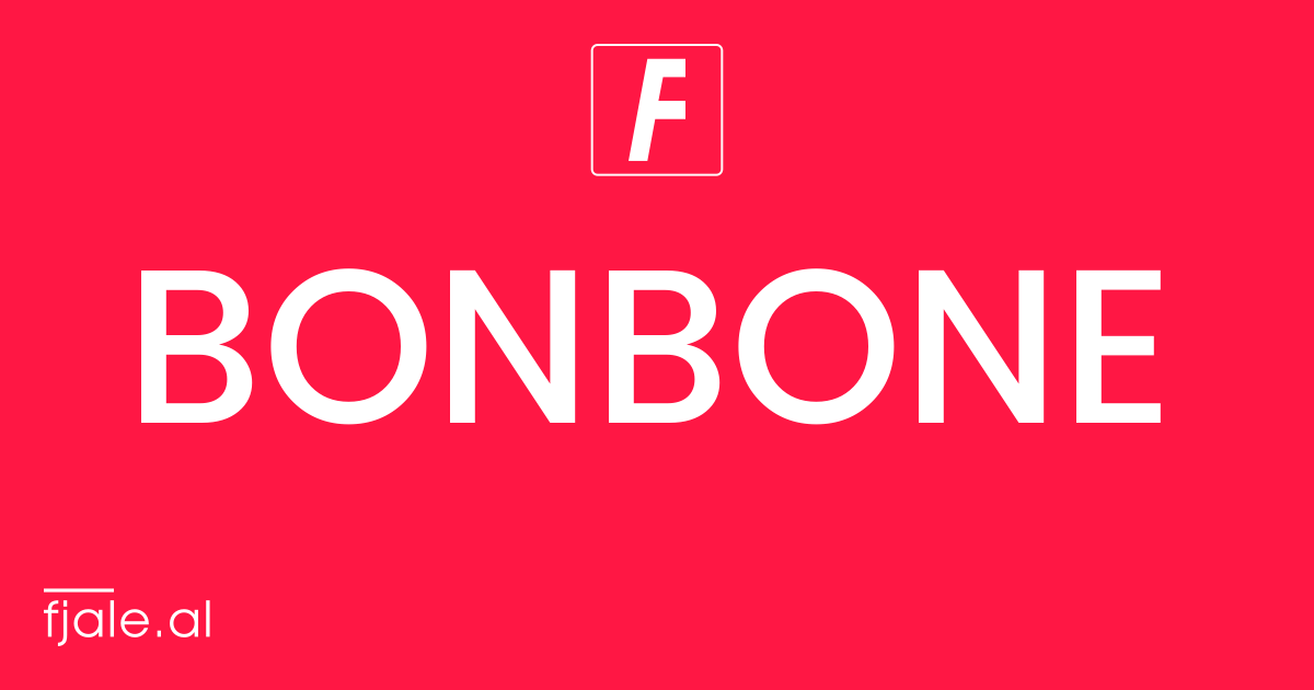 Bonbone ‹ kuptimi ‹ FJALË