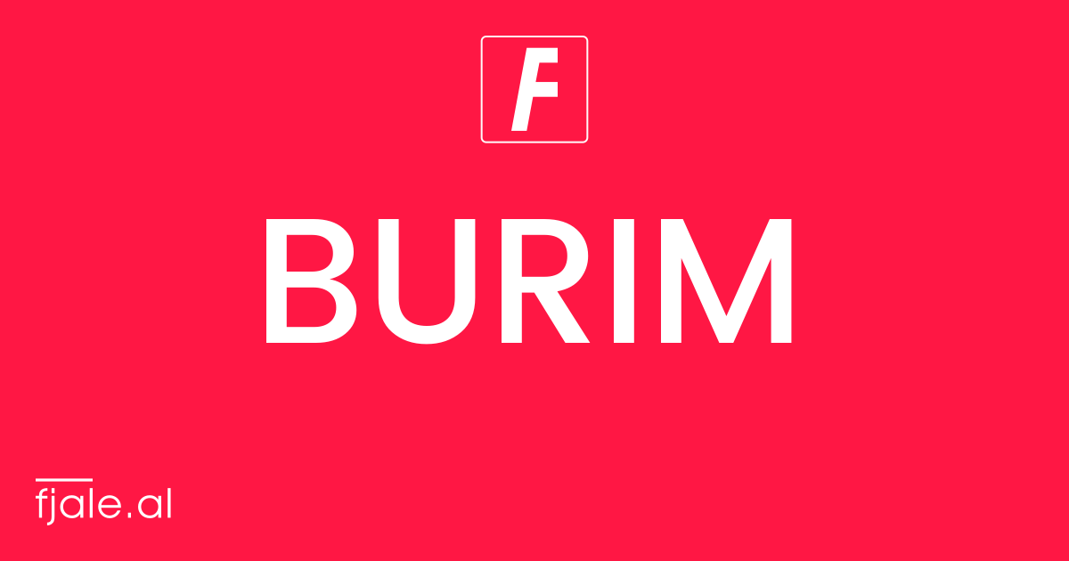 Burim ‹ kuptimi ‹ FJALË