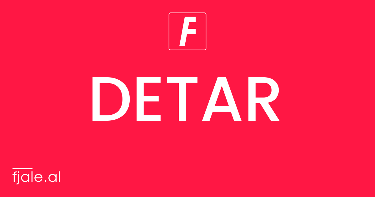 Detar ‹ kuptimi ‹ FJALË