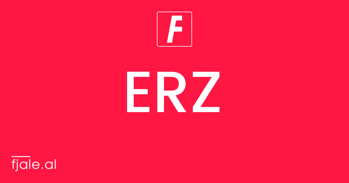 Erz ‹ kuptimi ‹ FJALË