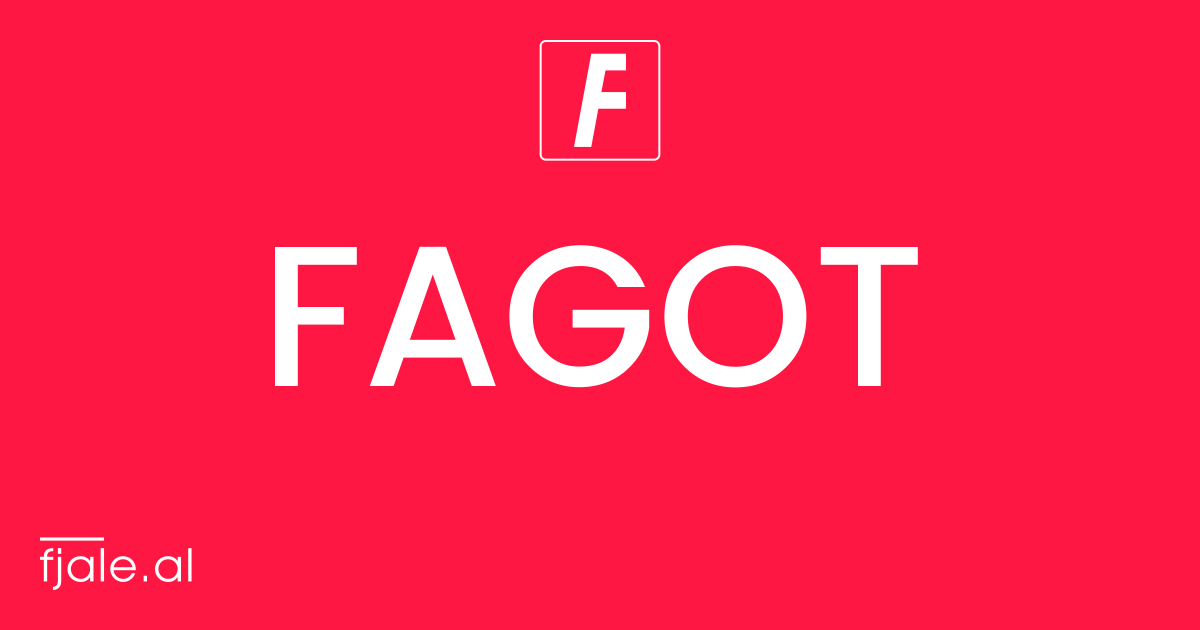 Fagot ‹ kuptimi ‹ FJALË