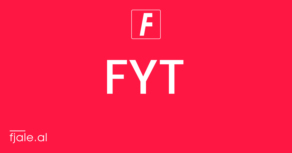 Fyt ‹ kuptimi ‹ FJALË