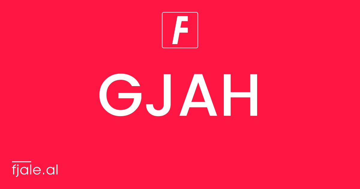 Gjah ‹ kuptimi ‹ FJALË