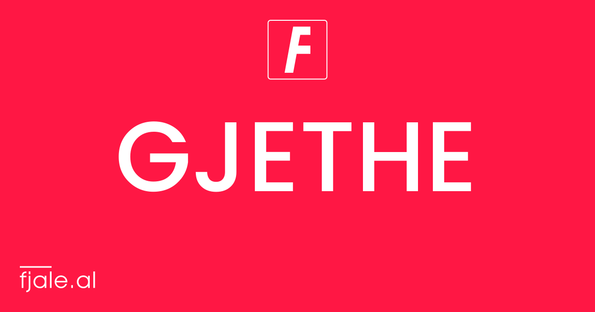 Gjethe ‹ kuptimi ‹ FJALË