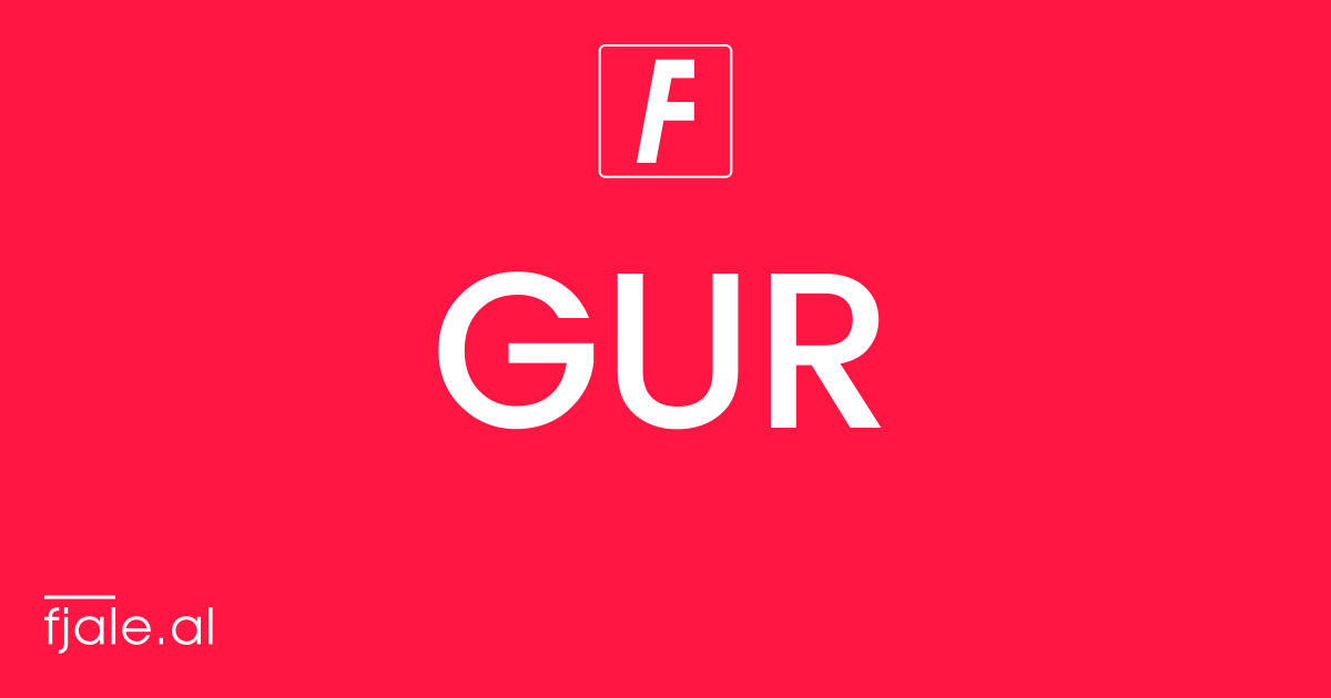 Gur ‹ kuptimi ‹ FJALË