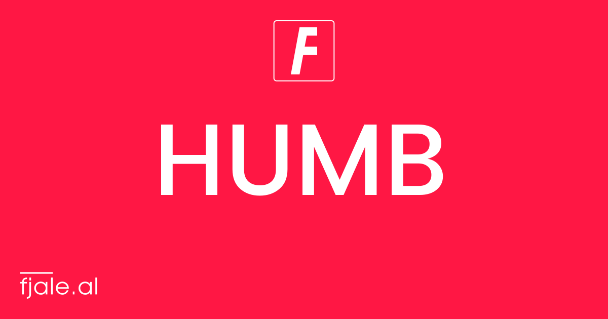 Humb ‹ kuptimi ‹ FJALË