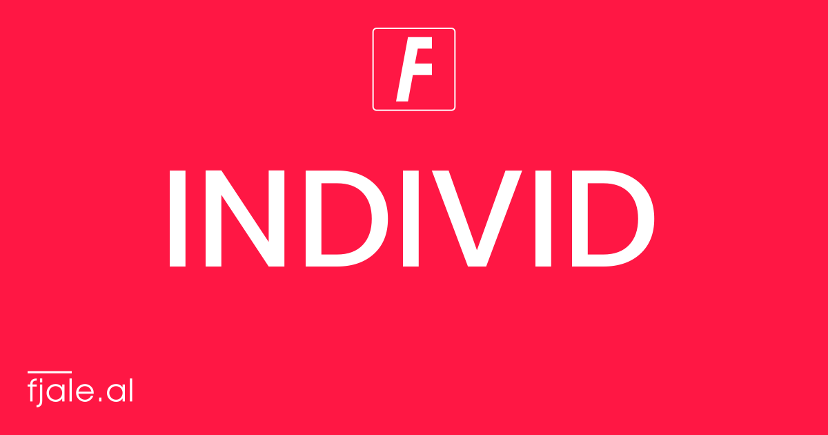 Individ ‹ kuptimi ‹ FJALË