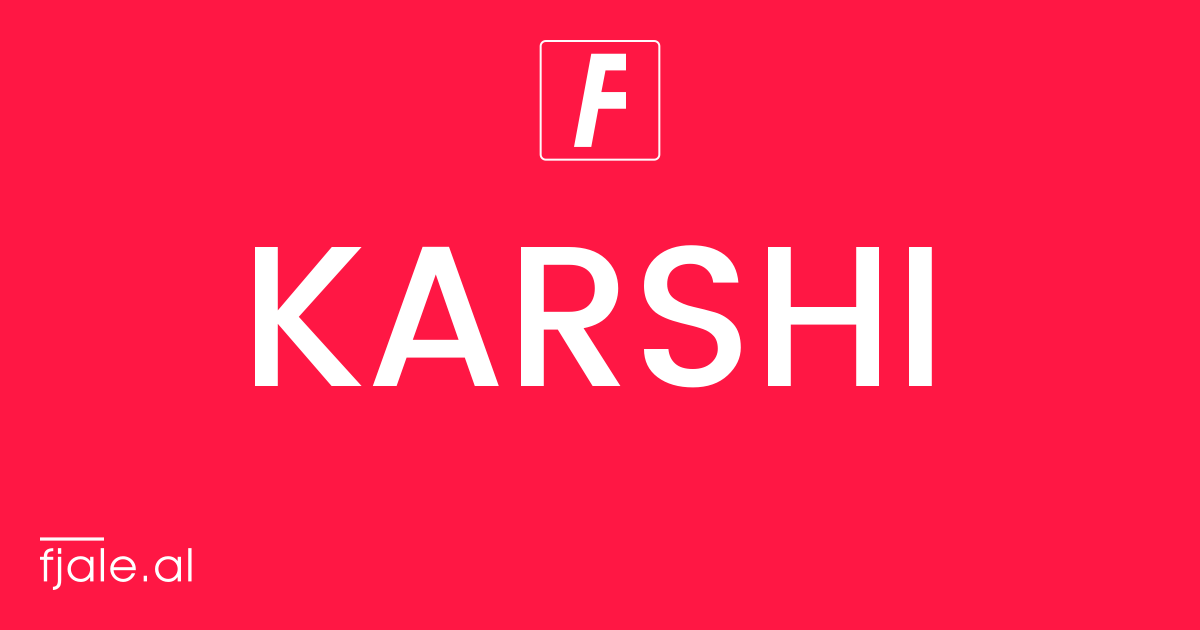 Karshi ‹ kuptimi ‹ FJALË