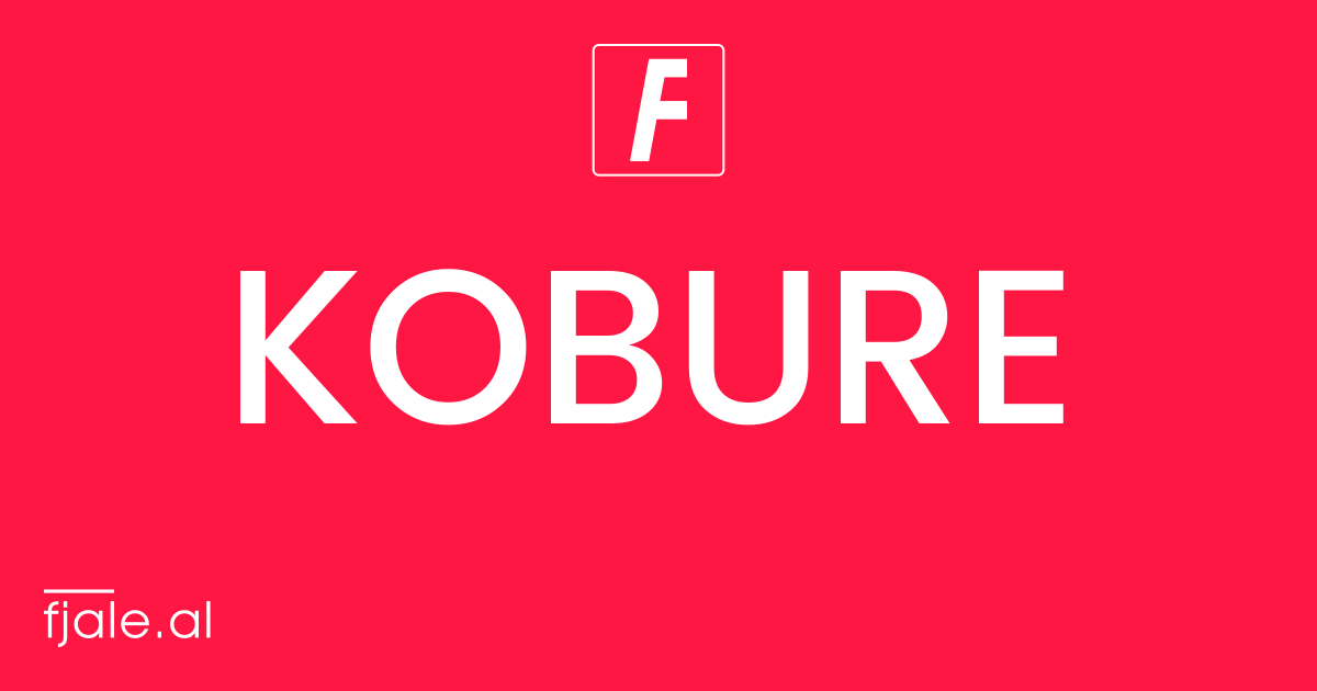 Kobure ‹ kuptimi ‹ FJALË