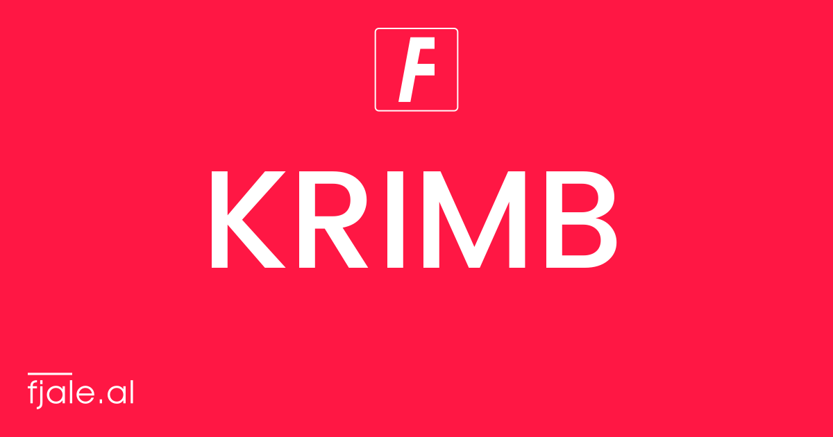 Krimb ‹ kuptimi ‹ FJALË