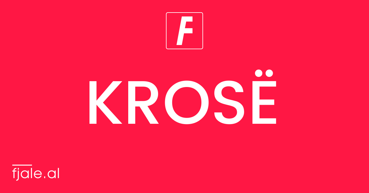 Krosë ‹ kuptimi ‹ FJALË