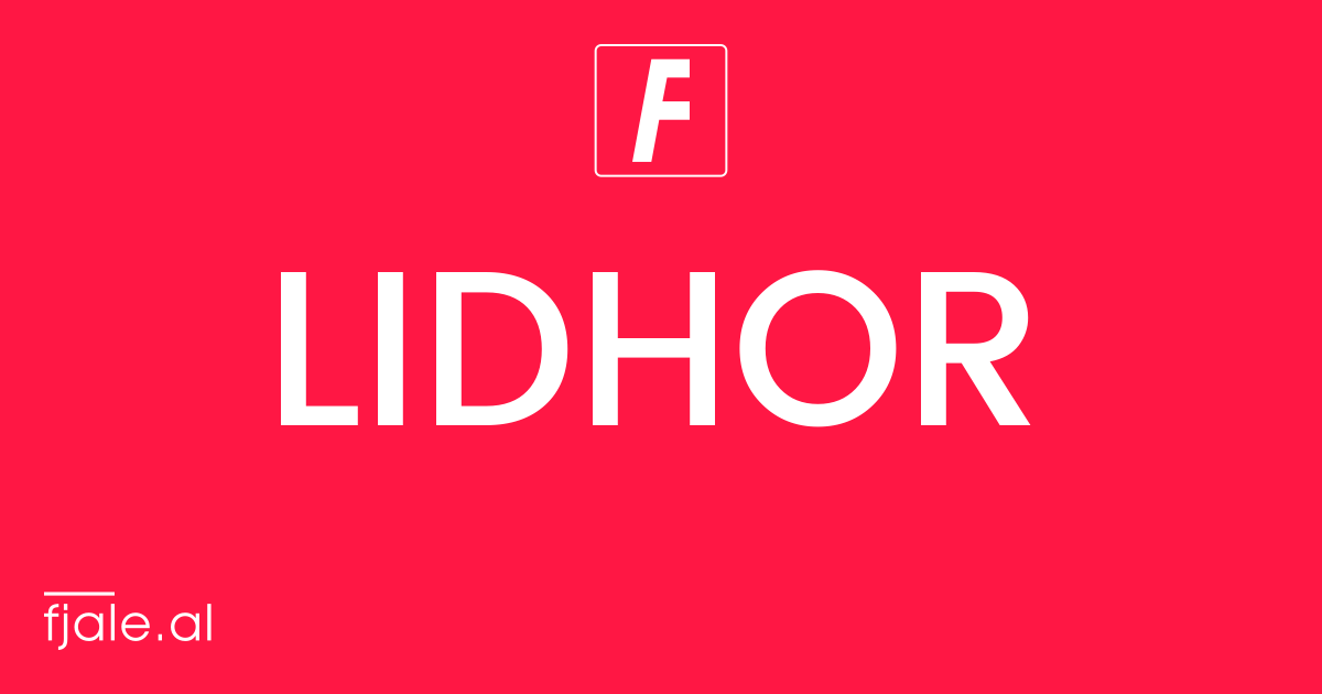 Lidhor ‹ kuptimi ‹ FJALË