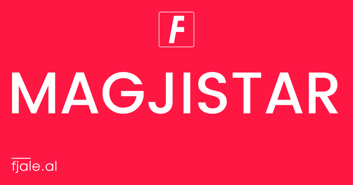 Magjistar ‹ kuptimi ‹ FJALË