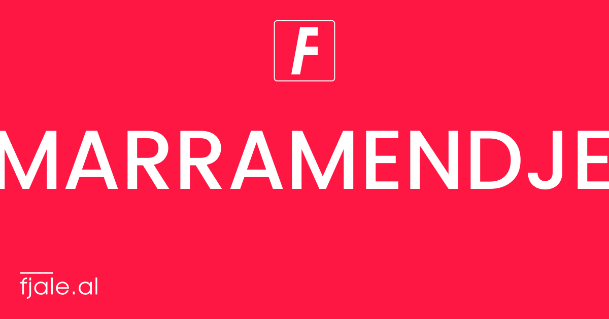 Marramendje ‹ kuptimi ‹ FJALË