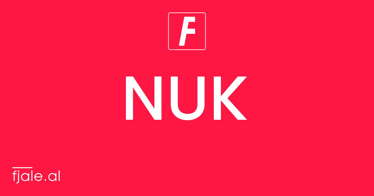 Nuk ‹ kuptimi ‹ FJALË