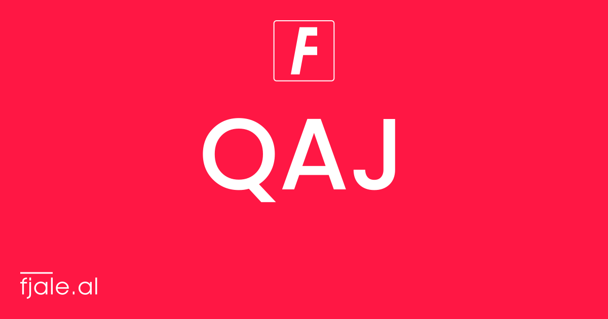 Qaj ‹ kuptimi ‹ FJALË