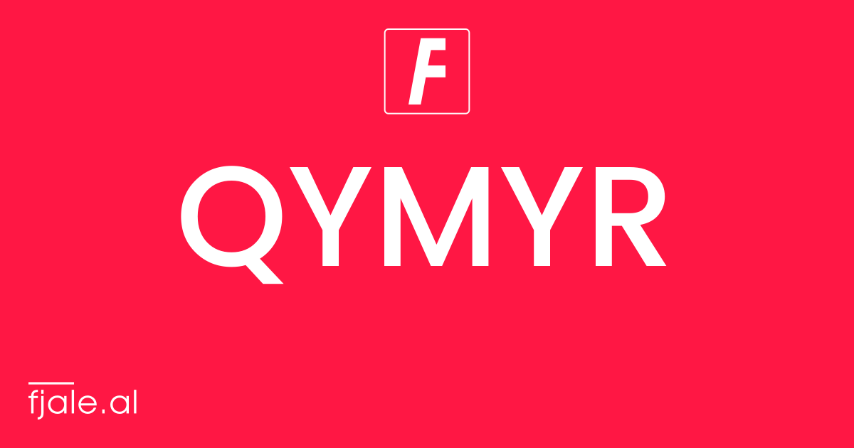 Qymyr ‹ kuptimi ‹ FJALË