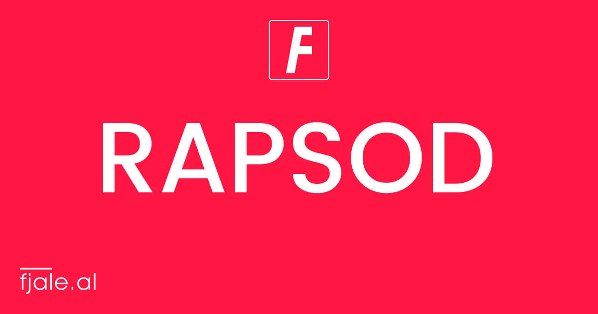 Rapsod ‹ kuptimi ‹ FJALË