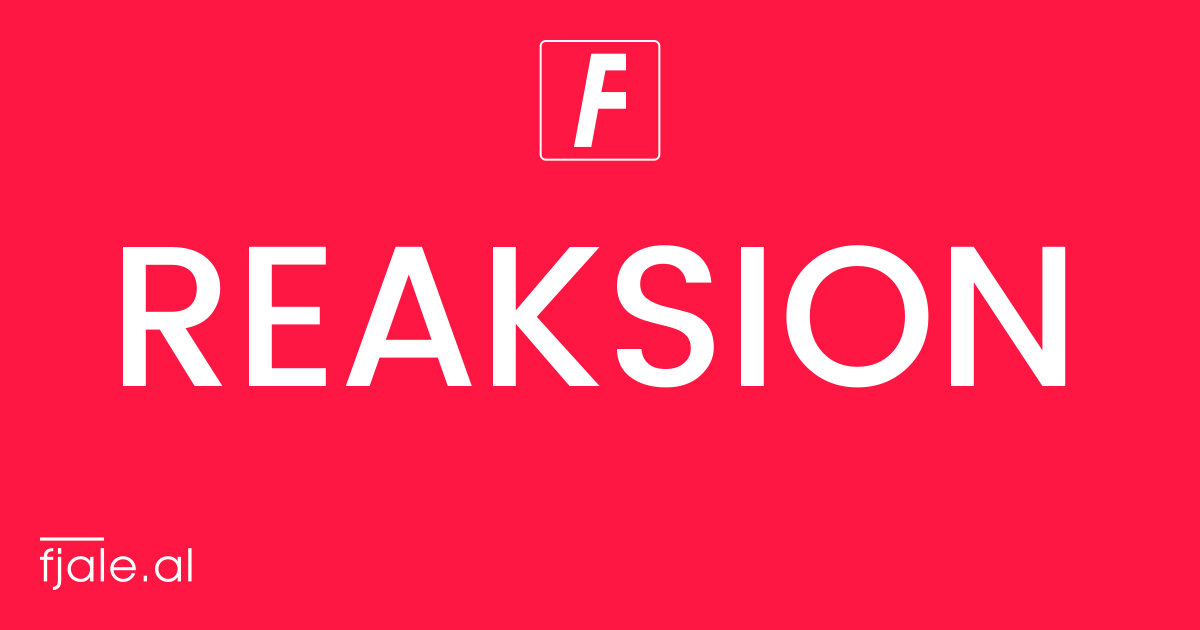 Reaksion ‹ kuptimi ‹ FJALË