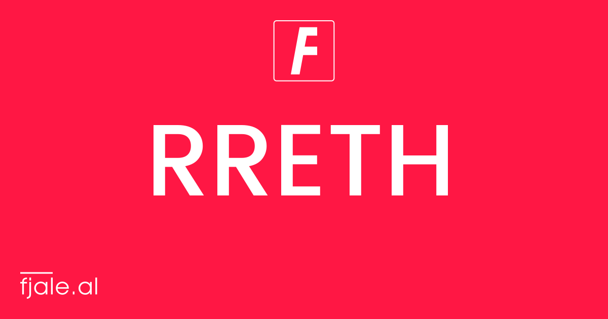 Rreth ‹ kuptimi ‹ FJALË