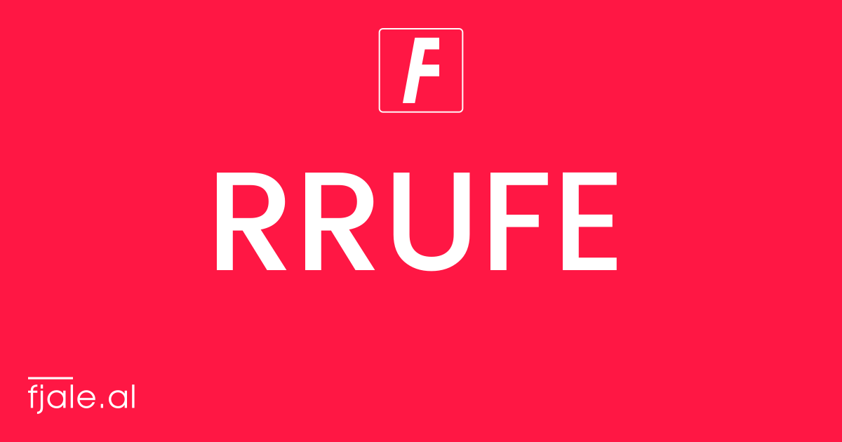 Rrufe ‹ kuptimi ‹ FJALË
