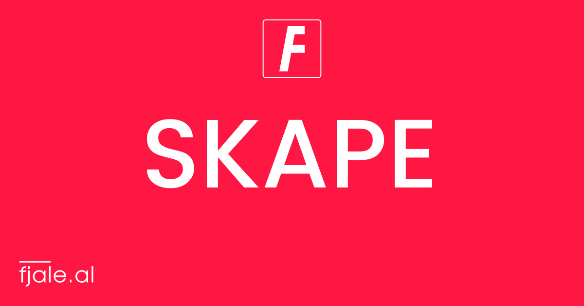 Skape ‹ kuptimi ‹ FJALË