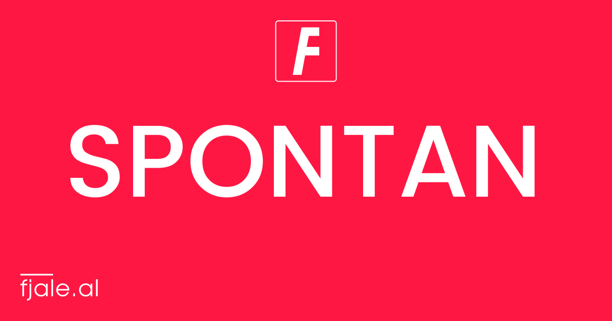 Spontan ‹ kuptimi ‹ FJALË