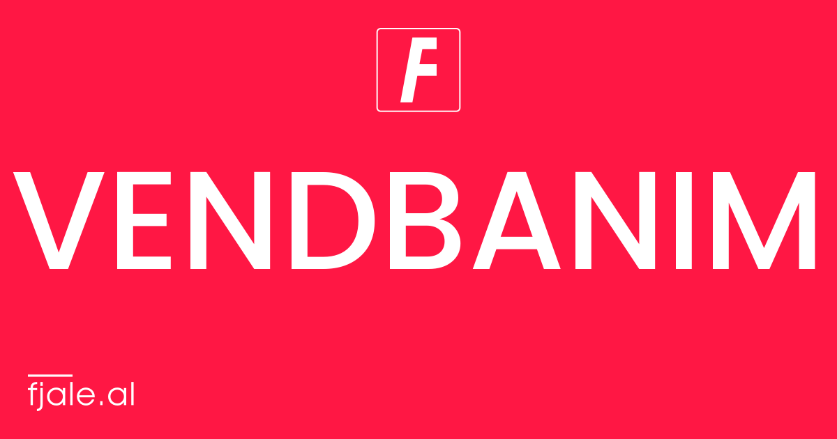 Vendbanim ‹ kuptimi ‹ FJALË