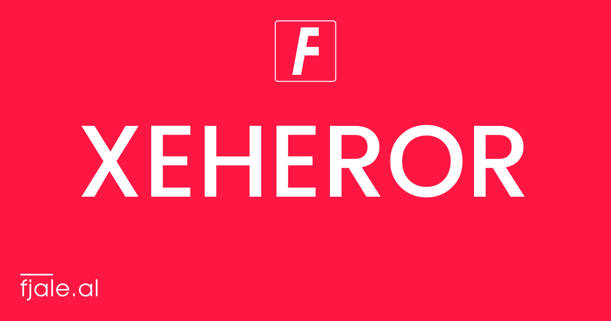 Xeheror ‹ kuptimi ‹ FJALË