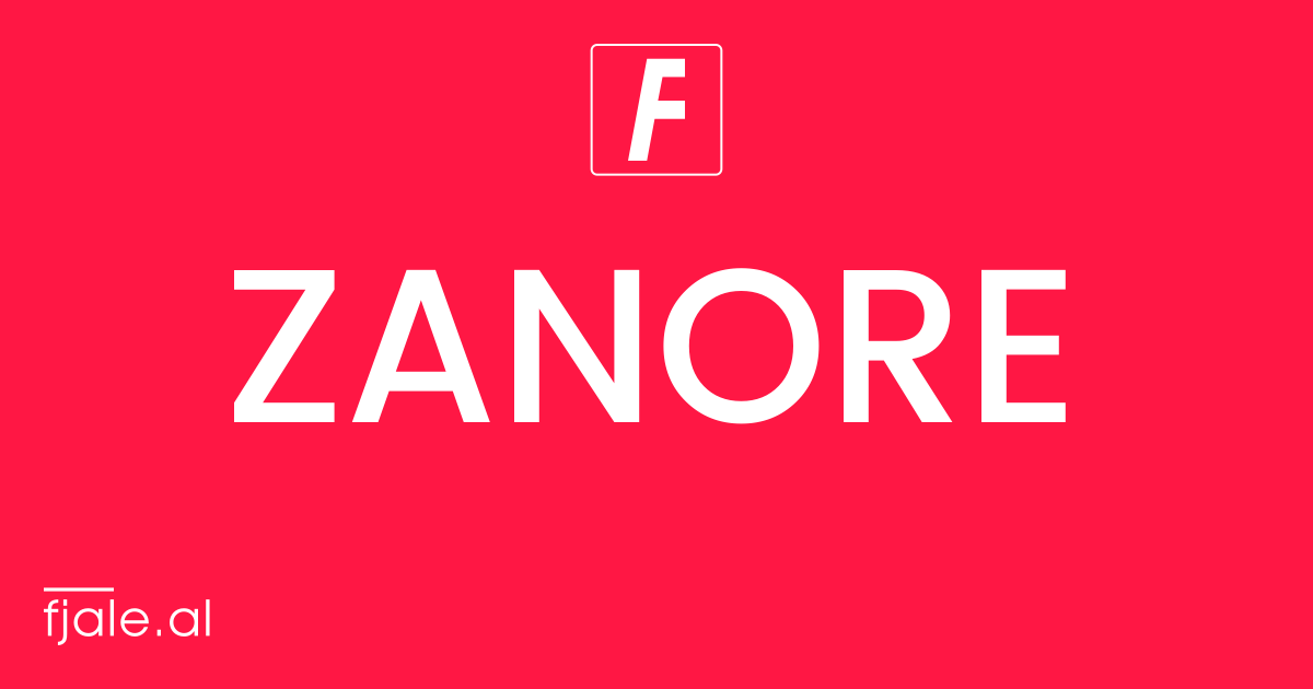 Zanore ‹ kuptimi ‹ FJALË