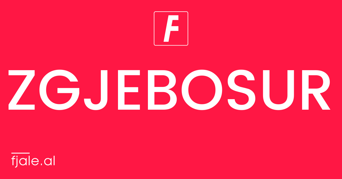 Zgjebosur ‹ kuptimi ‹ FJALË